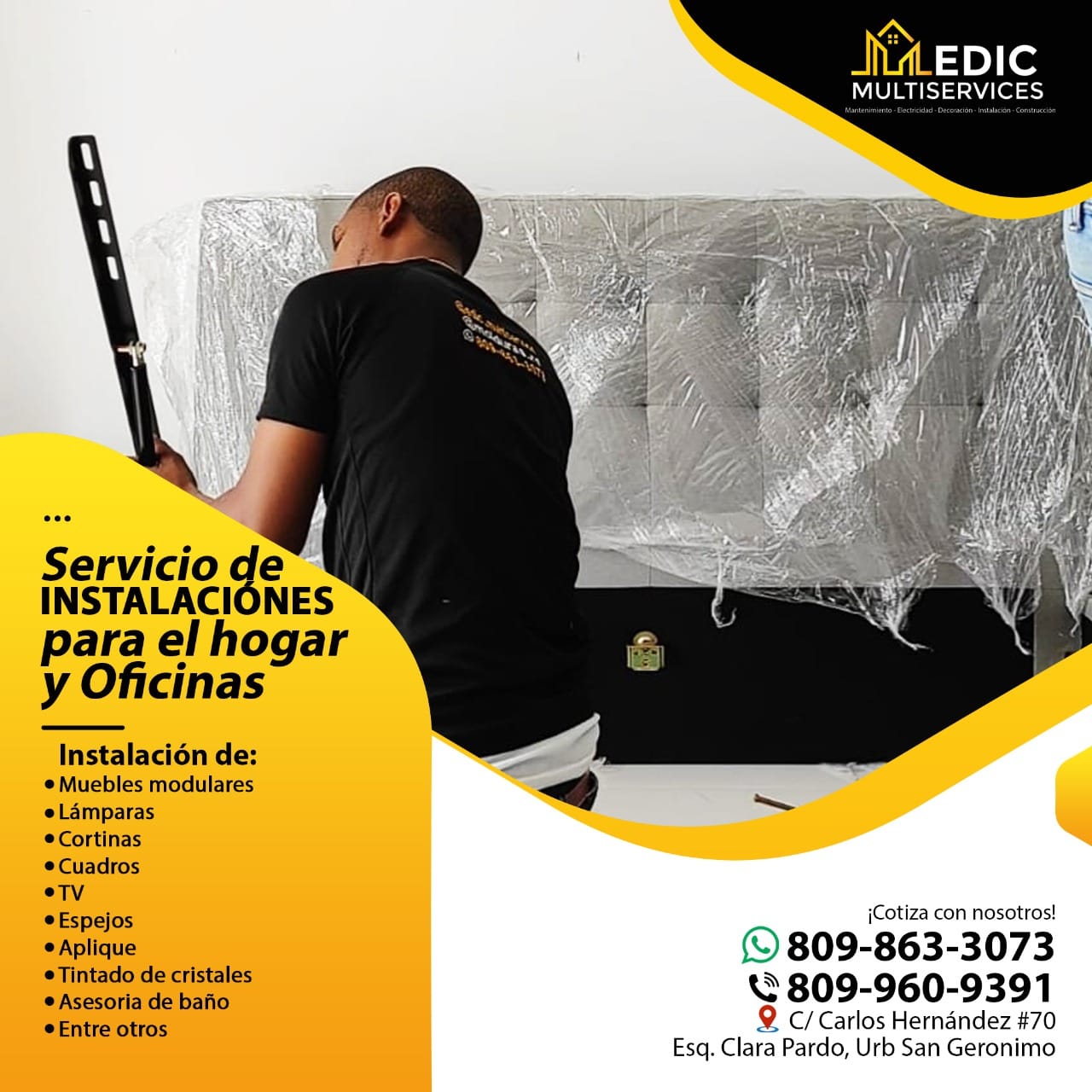 Edic Multiservices | Molduras Decorativas y Revestimientos en RD - Líderes en Santo Domingo